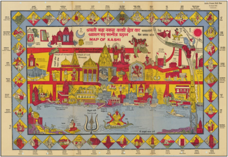 Religious Pilgrimage Map of Kashi, India | Radiant Living